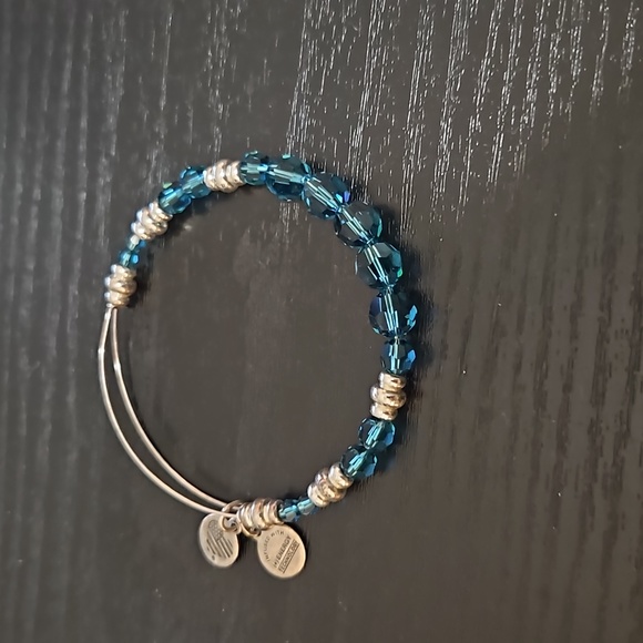 Alex and Ani | Jewelry | Alex And Ani Blue Bead Bracelet | Poshmark